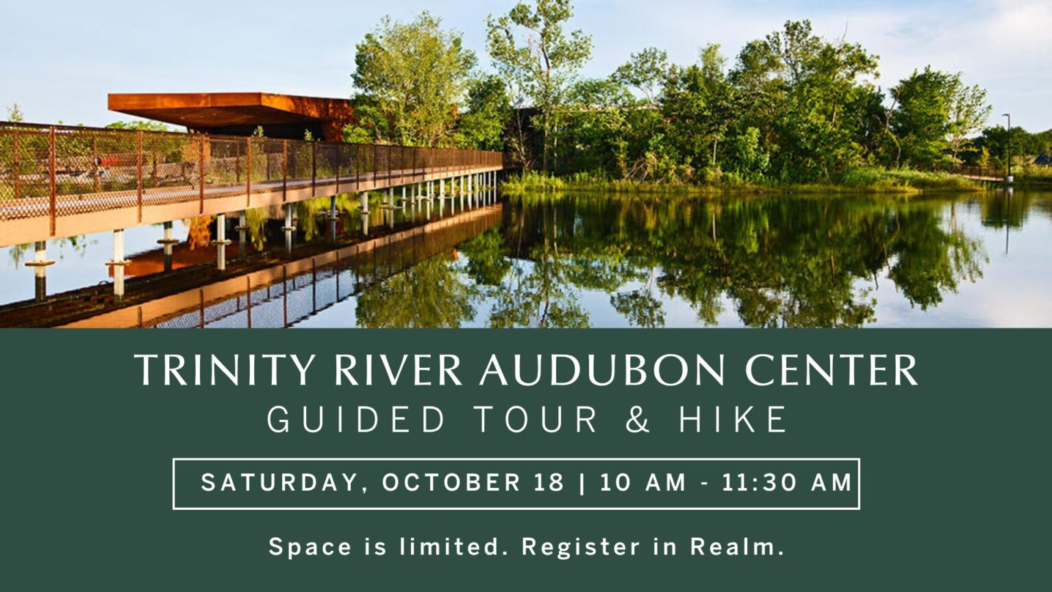 Trinity River Audubon Guided Tour & Hike - First Unitarian Church of Dallas
