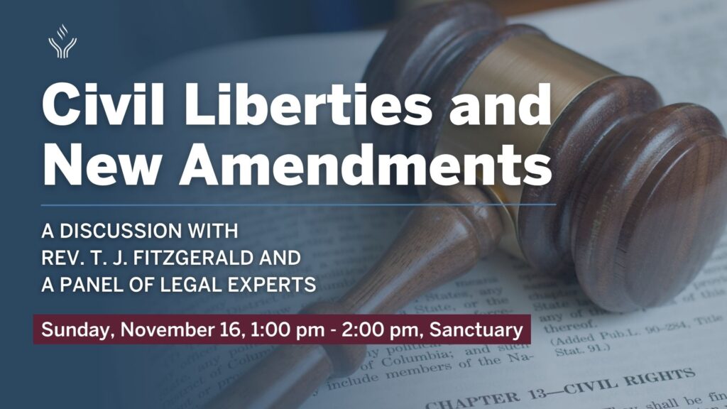 Civil Liberties and New Amendments Panel - First Unitarian Church of Dallas